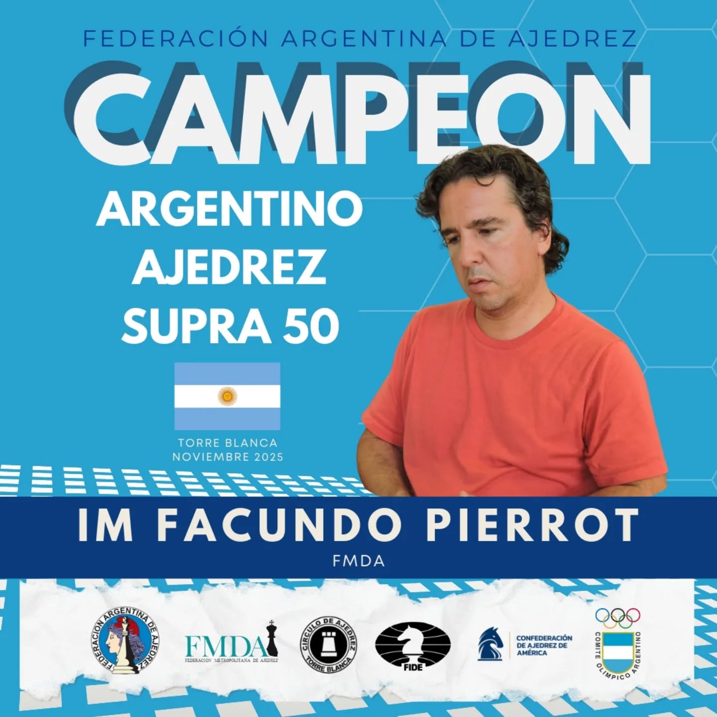Pierrot y Koch Campeones Argentinos Seniors 2025